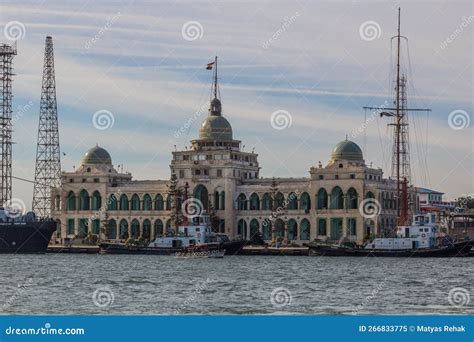Port Said Egypt February 3 2019 Suez Canal Authority Building In