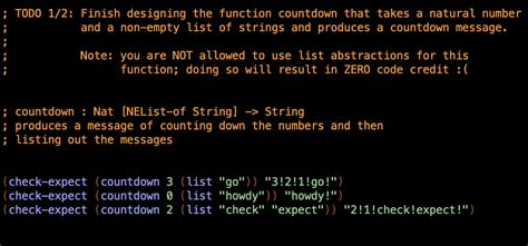 Solved Todo 12 Finish Designing The Function Countdown
