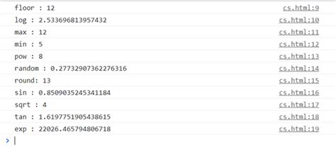 Math Object In Javascript Codespeedy