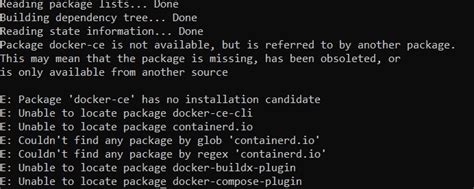 There Is An Issue In Installing Docker Engine From The Official Doc Docker General Docker