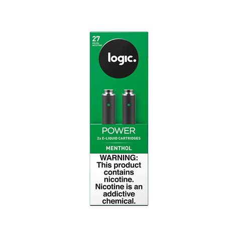 Logic Power Menthol Cartridges Buy Pods Now