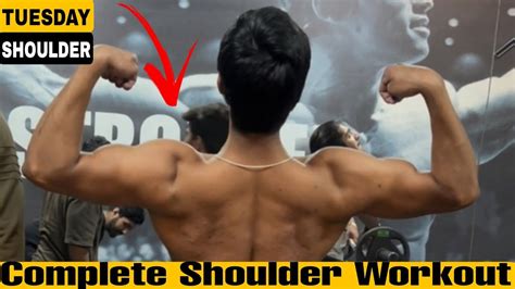 Complete Shoulder Workout Complete Set It Help You Develope A 3d Shoulder Hamzajifitness