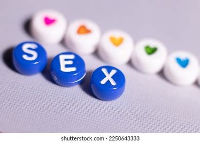 Letter Word Sex Hearts Form Lgbt Stock Photo Shutterstock