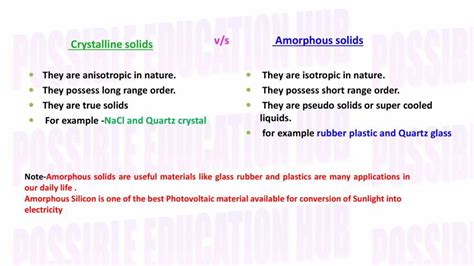Notes On Solid State PowerPoint Slides LearnPick India