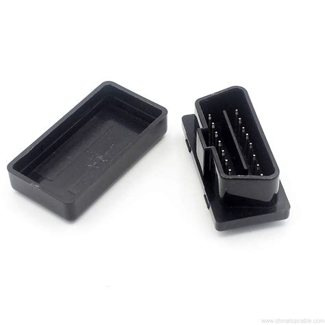 Super Thin Obd2 Port Dust Cover Mini Obd Ii Male Connector Device