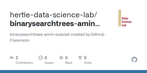 Github Hertie Data Science Labbinarysearchtrees Amin Oueslati Binarysearchtrees Amin