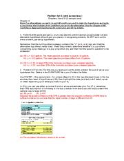 PS5 Answers Problem Set 5 With Instructions Chapters 9 And 10 2 Sample Case Chapter 9 Note
