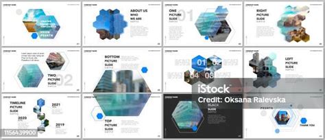 최소한의 프리젠 테이션 디자인 육각형 및 육각 형 요소와 포트폴리오 벡터 템플릿 프리젠 테이션 슬라이드 전단지 전단지 브로셔 커버 보고서 광고를위한 다목적 템플릿 육각형에