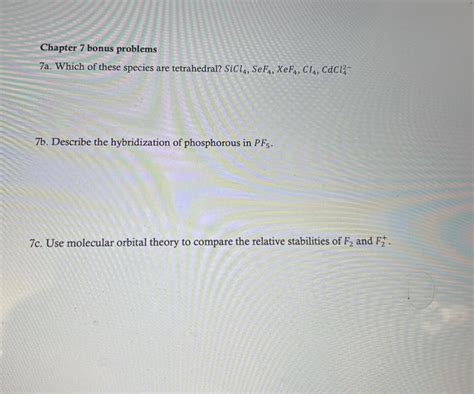 Solved Chapter 6 Bonus Problems 6a Write The Lewis