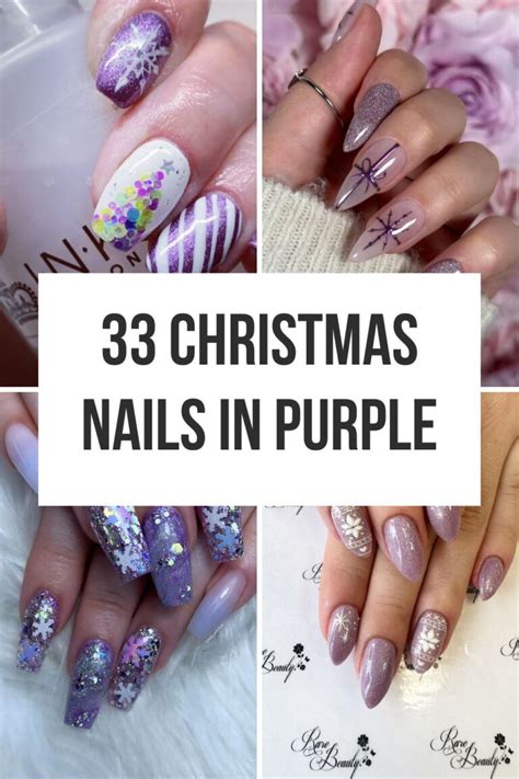 Why Everyones Switching To Purple Christmas Nails This December Nail