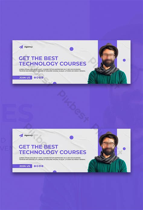 Technology Linkedin Banner Design Cover Psd Free Download Pikbest