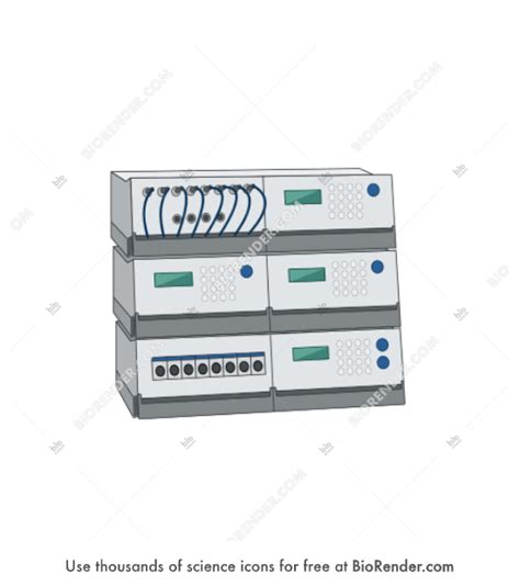 Free Parallel Bioreactor System With Wires Icons Symbols And Images