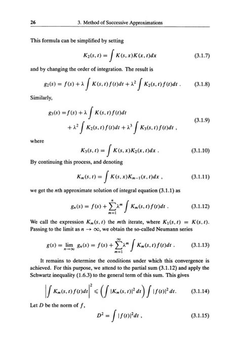 Linear Integral Equations