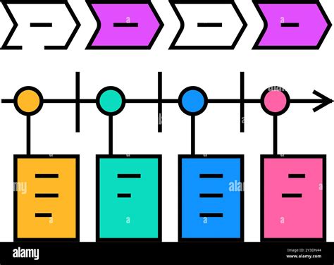 User Journey Map Ux Ui Design Icon Color Illustration Stock Vector Image And Art Alamy