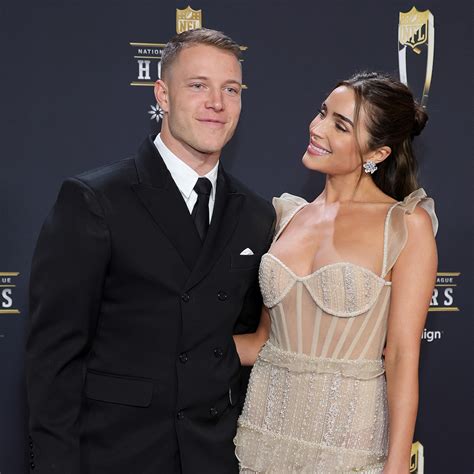 How Olivia Culpo Made Nfls Christian Mccaffrey Her Forever Teammate