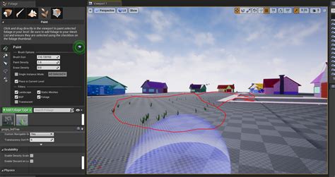 I Want To Add Grass On Specific Parts Of My Landscape But It Just Adds It Randomly On It How Do