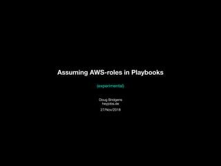 Ansible Assume Aws Role Ppt