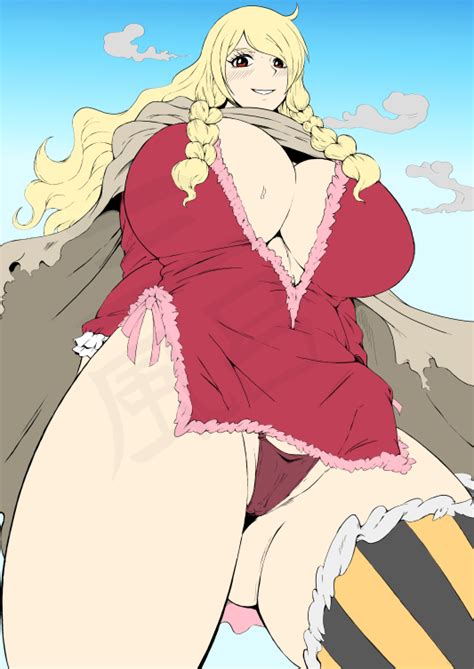 Nekuraneko Gerd One Piece One Piece 1girl Ass Blonde Hair Blush