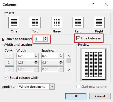 How To Split Page In Word Into Half Using Columns Software Accountant