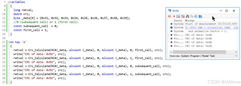 Capl内置crc函数crccalculatecrc8概述capl Crc Csdn博客