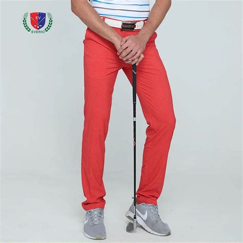 Everio Newest Summer Mens Golf Pants Plaid Golf Trainning Pants