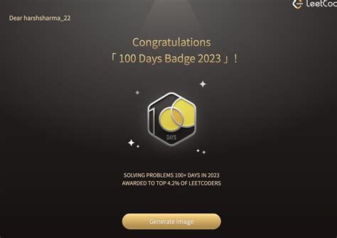 Harsh Sharma On Linkedin Leetcode Codingjourney 100daysofcode Achievementunlocked