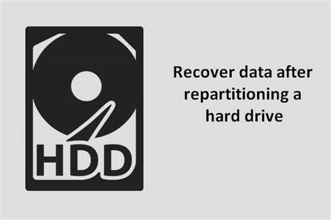 How To Recover Lost Data After Repartitioning A Hard Drive MiniTool