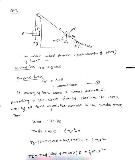 Solved Solve Using 4 Step Procedure Below Box 2 Is Connected To Box