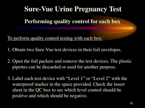 Ppt Sure Vue Urine Hcg Pregnancy Test Powerpoint Presentation Free Download Id 5033935