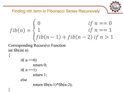 Recursive Functions In C Pptx Programming Languages Computing