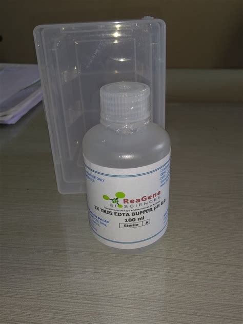 Tris Borate Edta Buffer Grade Standard Reagent Grade Bio Tech Grade At Rs 1220 500ml In Bengaluru