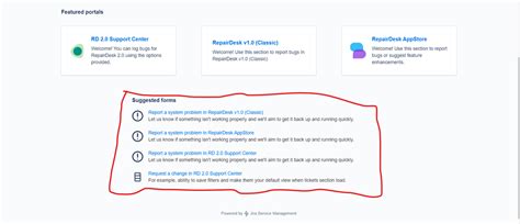 Solved How To Remove Suggested Forms From Jsm Portal
