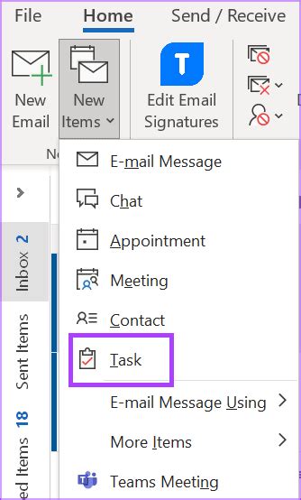 5 Ways To Create A Task In Microsoft Outlook Guiding Tech