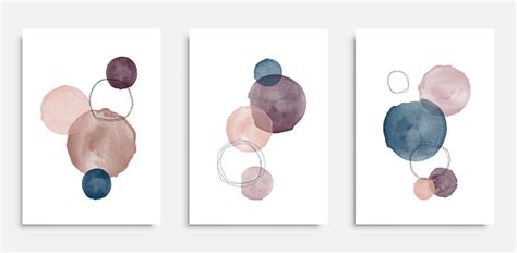 벽 예술 수채화 미니멀 한 추상 미술 배경 추상적인 디자인은 다양한 모양을 낙서합니다 현대 미술 고립 된 벡터 그래픽 미니멀한 기하학적 프레임 손으로 그린 벡터