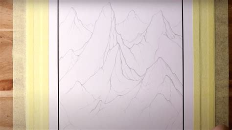 Master Mountain Range Drawing Easy In Simple Steps Meredith Plays