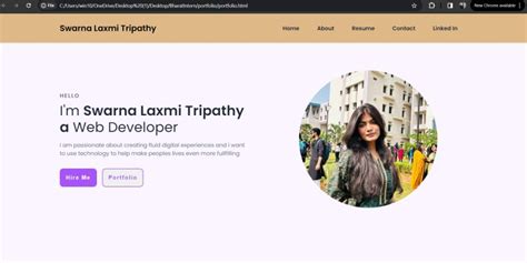 Swarna Laxmi Tripathy On Linkedin Webdevelopment Bharatintern