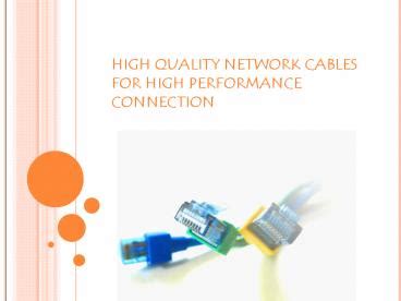 Network Cable Presentation Free To Download
