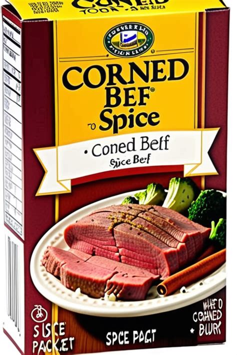 Delicious Corned Beef Spice Pack For Flavorful Meal Preparation And Cooking