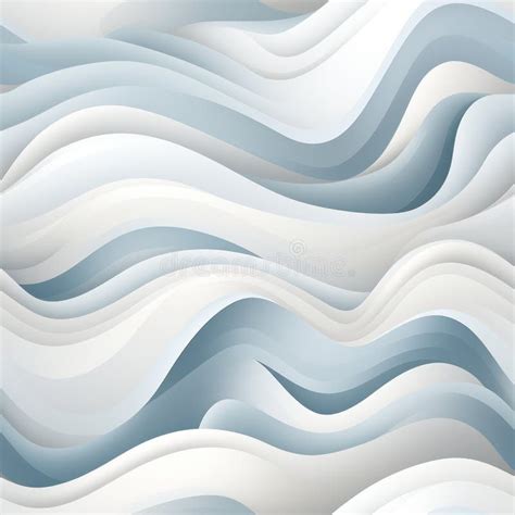 Seamless Pastel Waves Abstract Monochrome Minimalist Design Ai