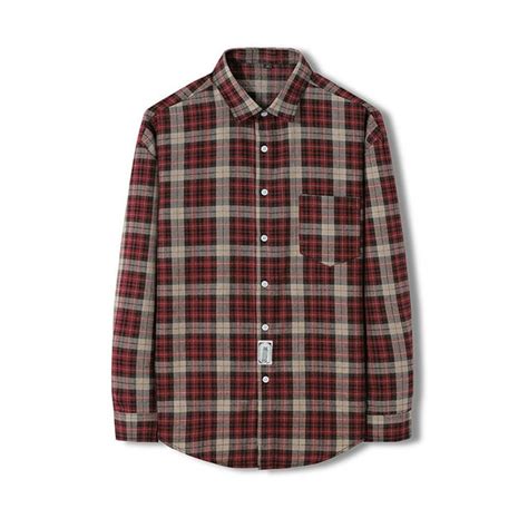 Cllios Plaid Flannel Shirts For Men Big And Tall Button Down Outerwear
