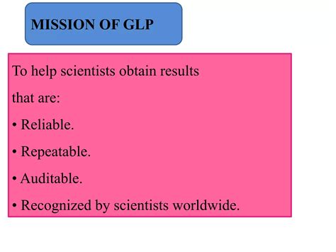 Good Lab Practices Ppt