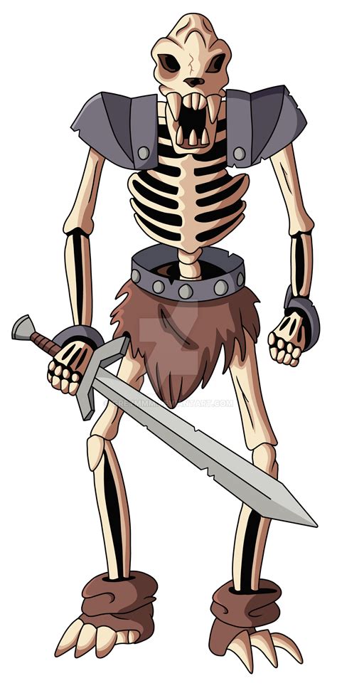 Dungeons And Dragons Cartoon Skeleton By Greymmm On Deviantart