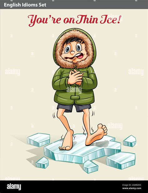 Frozen Person Block Ice Stock Vector Images Alamy