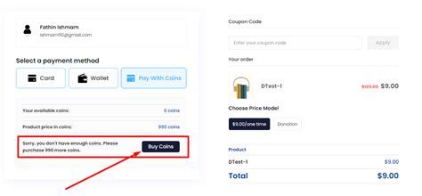 gamification and coins system