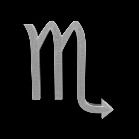 전갈 자리 조디악 로그인 3d 모델 16 3ds Max Obj Free3d