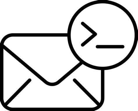 Code Mail Outline Vector Illustration Icon 36382303 Vector Art At Vecteezy