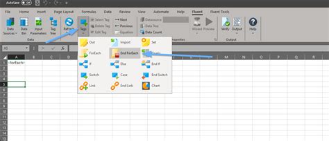 Creating A Template In Excel With Sql Data Fluent Docs