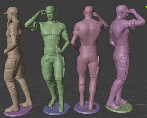 Stl File Mass Effect Joker Statue・template To Download And 3d Print・cults