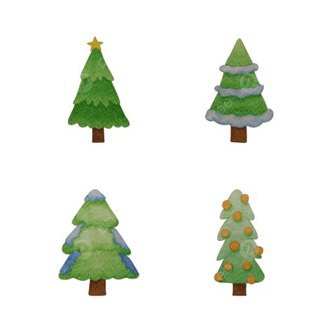 수채화 크리스마스 트리 크리스마스 나무 휴일 Png 일러스트 및 벡터 에 대한 무료 다운로드 Pngtree