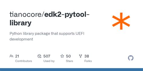 GitHub Tianocore Edk2 Pytool Library Python Library Package That